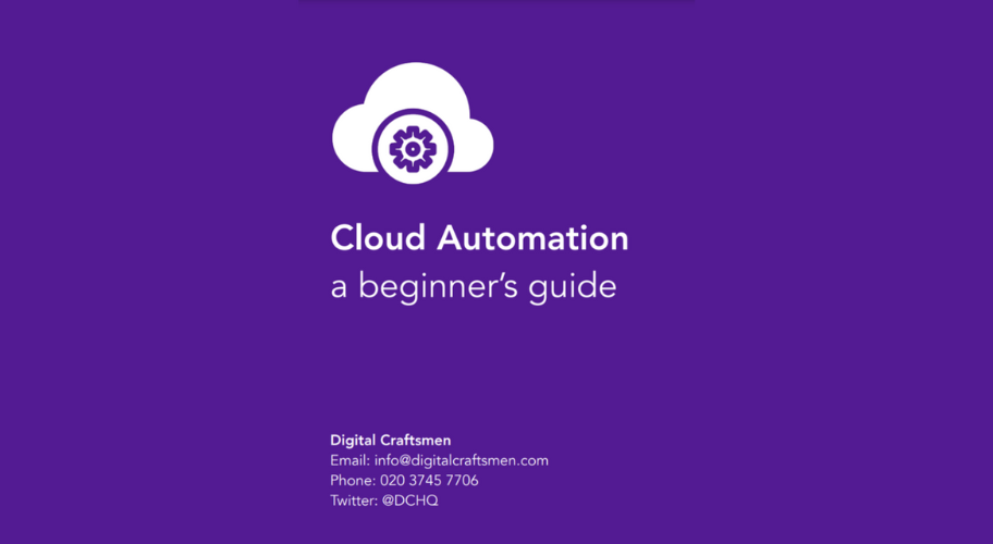 Cloud Automation - A beginner's guide - Digital Craftsmen